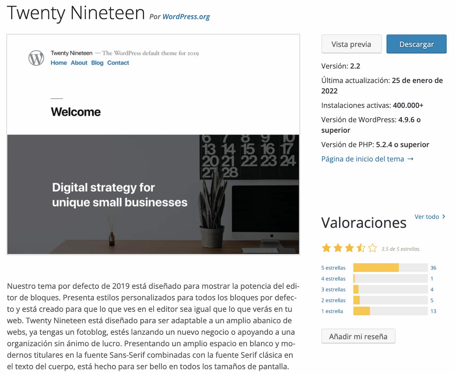 TOP 20 mejores plantillas WordPress gratis y de pago 2023